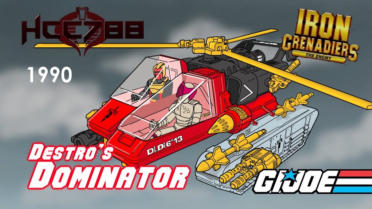 HCC788 - 1990 DESTRO'S DOMINATOR - Iron Grenadiers - Vintage G.I. Joe ...