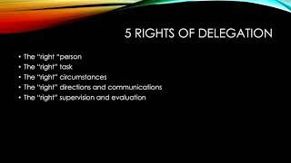 Delegate PPT