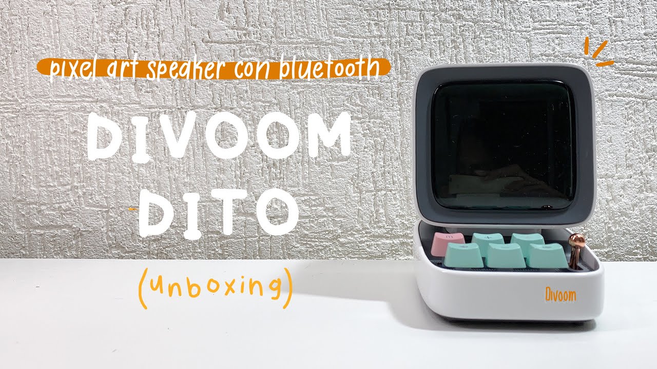 divoom dito / probando una bocina con pixel art - YouTube