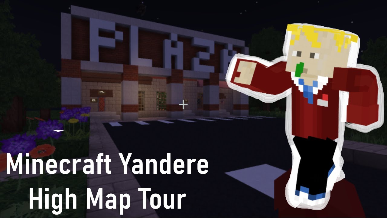 Minecraft Yandere High Map Tour - YouTube