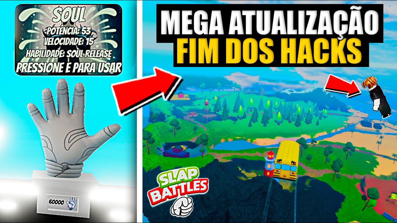 TUDO SOBRE A MEGA ATUALIZAÇÃO DO SLAP ROYALE e FIM DOS HACKS + SHOWCASE ...