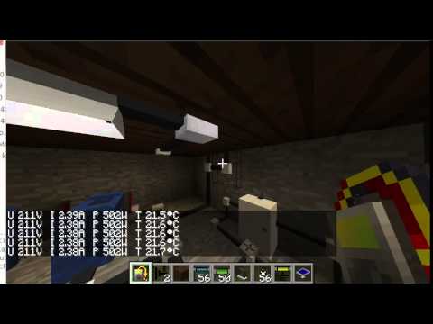 Minecraft Electrical Age Mod Tutorial 06 - Basic Base Building - YouTube