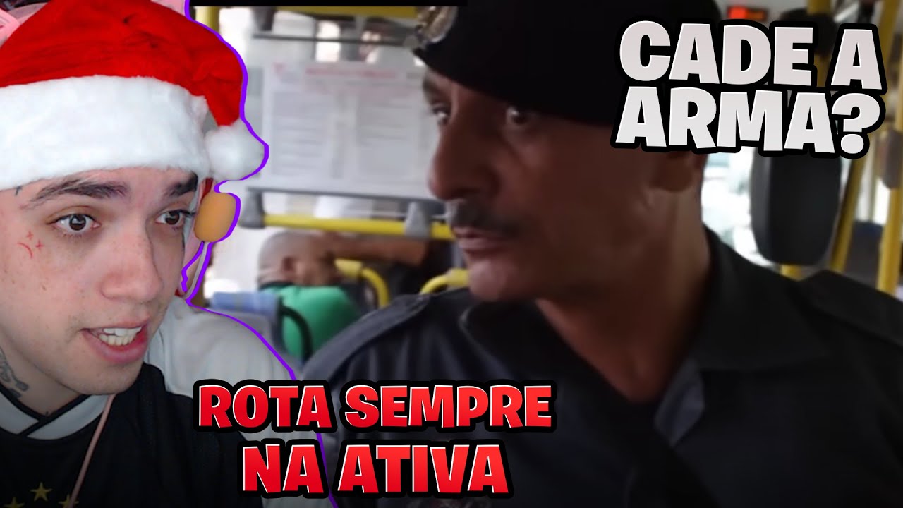 Cara armado entra no ônibus e ROTA é chamada - YouTube