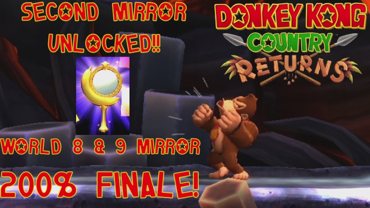 The Game is Done!! - DKC Returns 200% and Puzzles - World 8 & 9 Mirror ...
