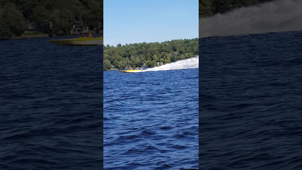 Supercharged big block jet boat on the lake! *Take off!* - YouTube