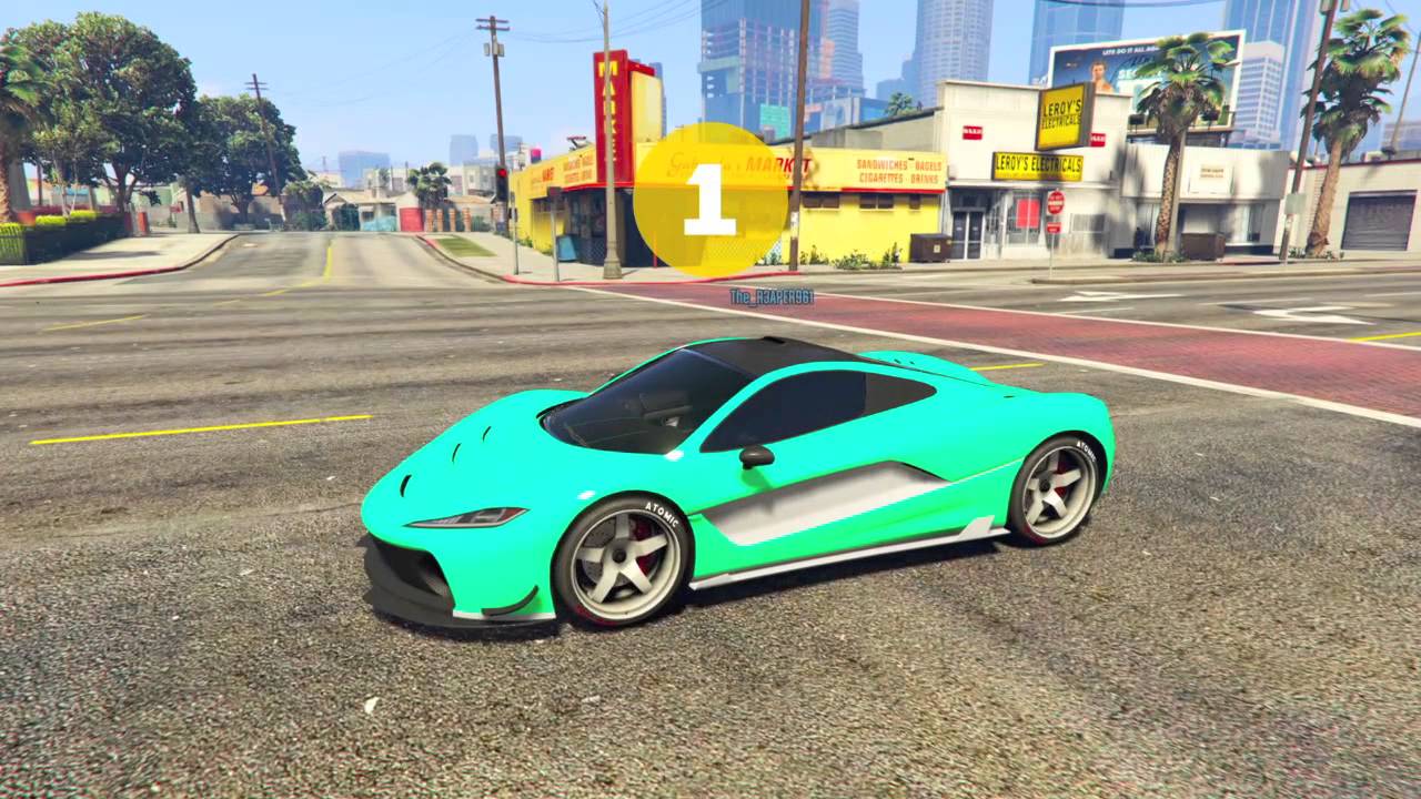 GTA custom races my new races PS4 - YouTube