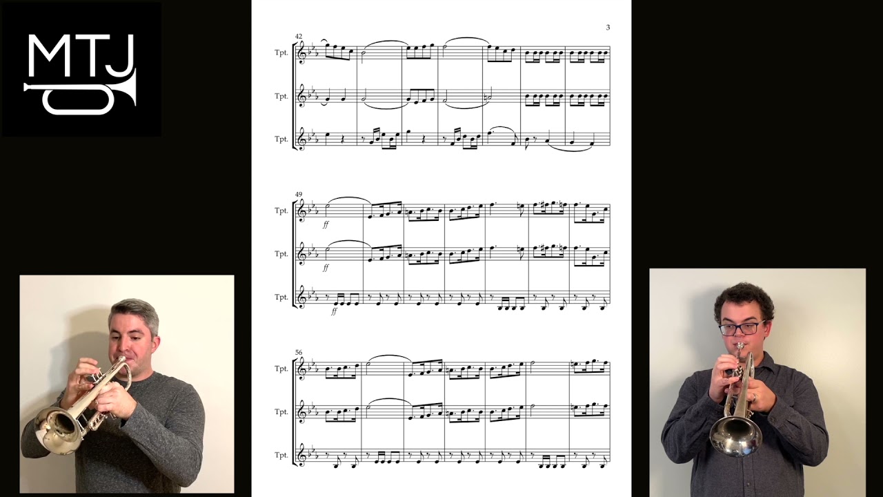 Washington Grays Trumpet Excerpt Play-Along with Ryan Beach, Sam Huss ...