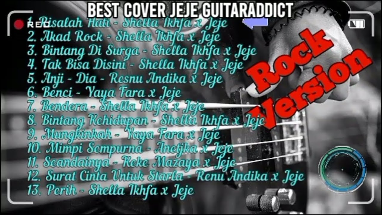 Lagu Hits 2022 Rock Version | Best Cover - Jeje Guitaraddict Full Album ...