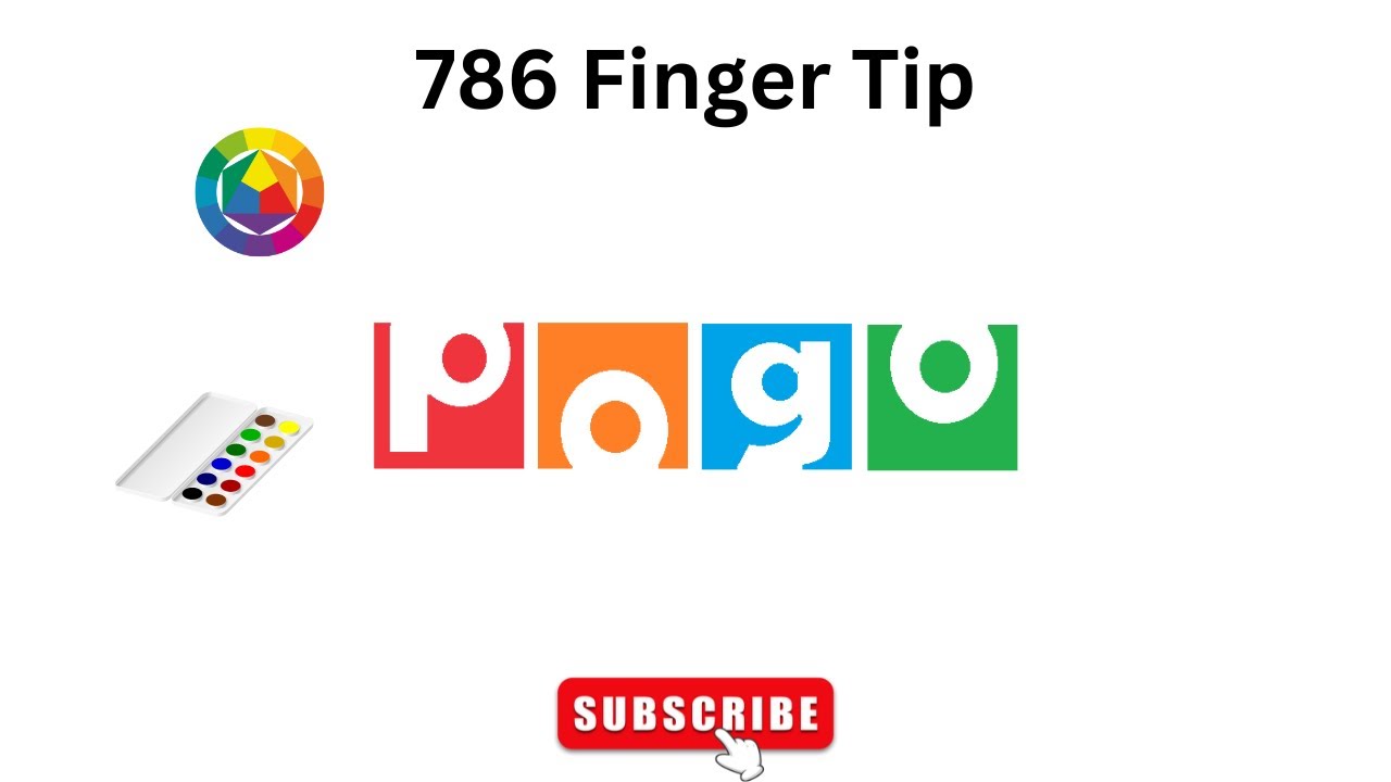 How to draw a Pogo logo in ms paint/logo drawing - YouTube