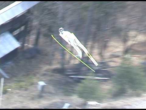 Alan Alborn ski flying 217 meters in Planica - YouTube