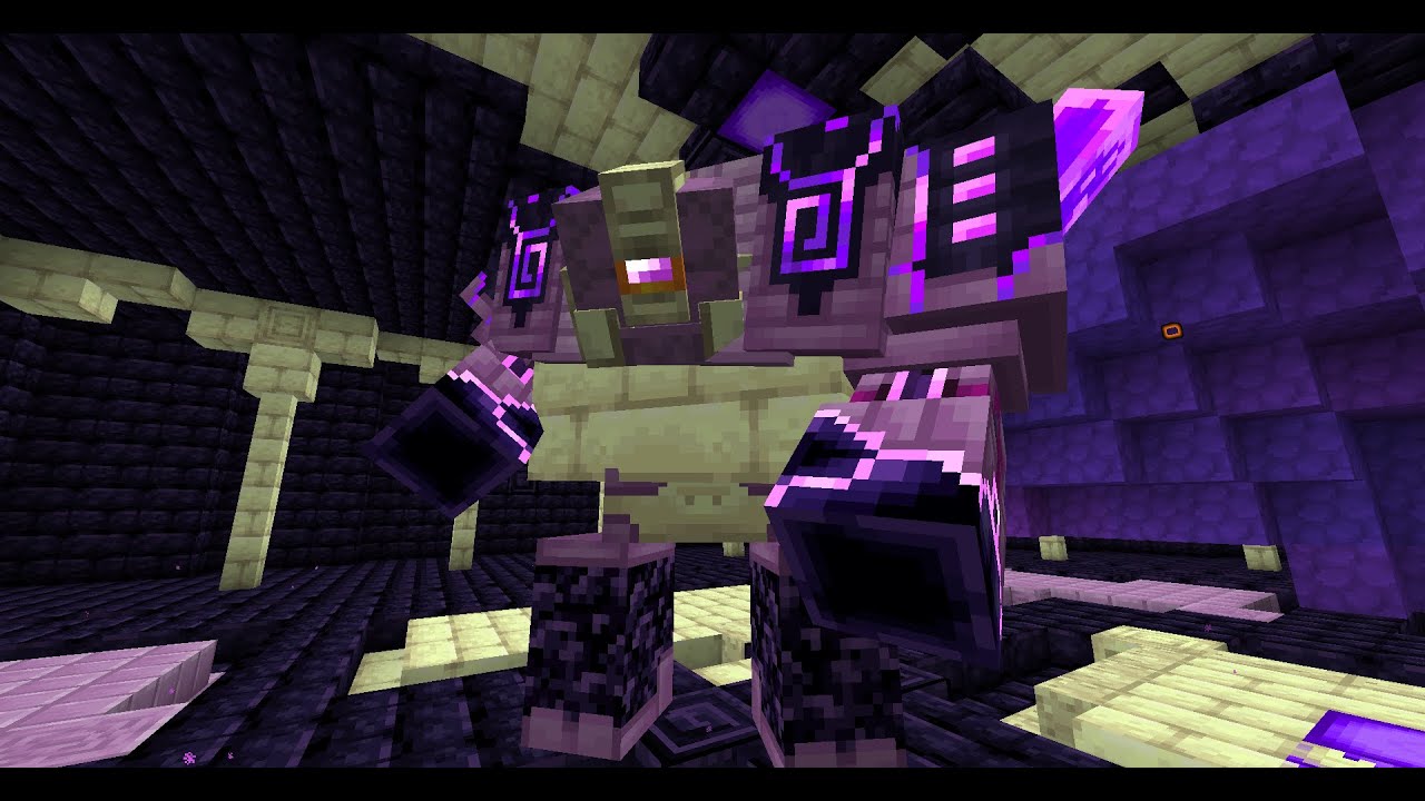 Defeating the Ender Guardian in Minecraft (Cataclysm Mod) - YouTube