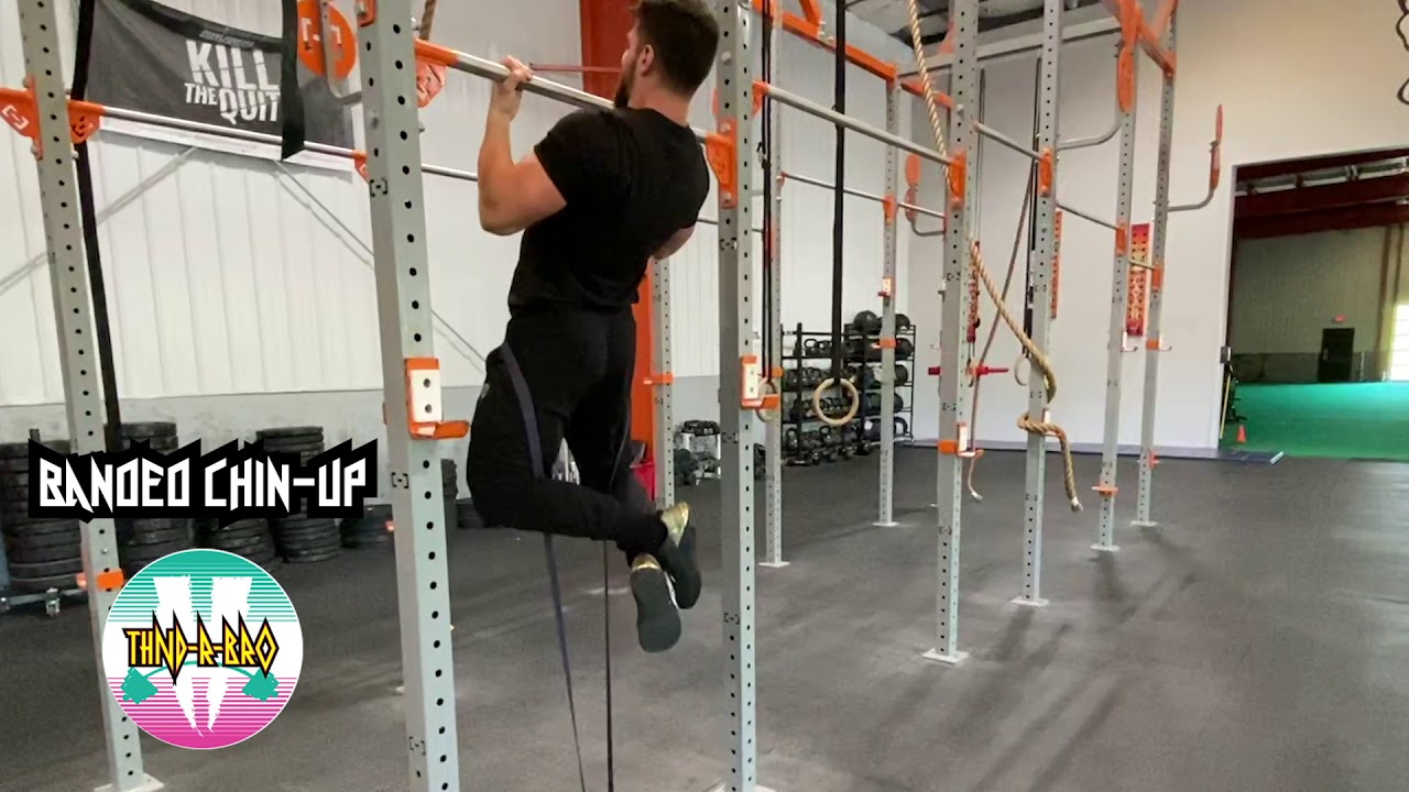 Banded Chin-Up - YouTube