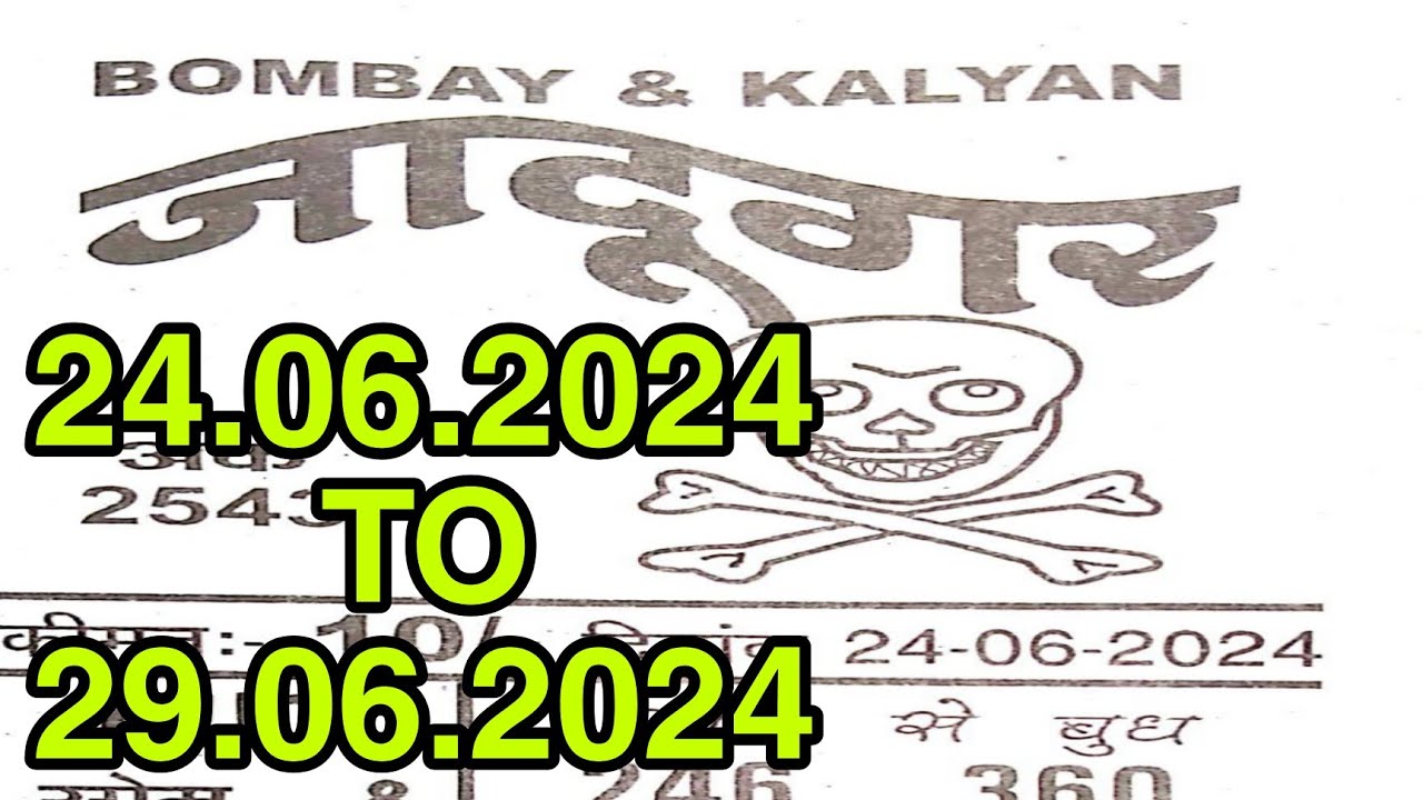 Jadugar Shakti Chart | 24-06-2024 to 29-06-2024 | Kalyan free astrology ...