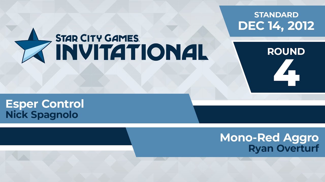 SCGINVI: Round 4 - Nick Spagnolo vs Ryan Overturf | Standard - YouTube