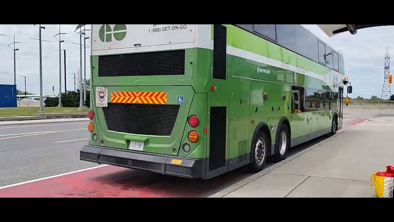 GO busses at square one stop - YouTube