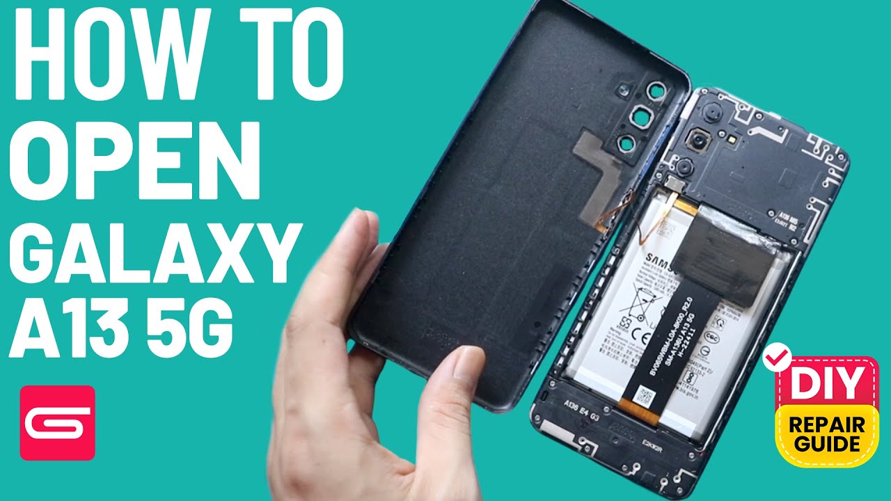How to Open Samsung Galaxy A13 5G For Repairs - YouTube