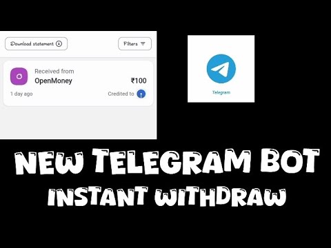 Free money telegram bot | Instant withdraw | MoneyFlow | #moneymaking ...