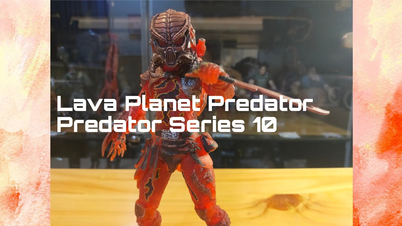 NECA Predators 10 - Lava Planet Predator [Action Figure Review] - YouTube