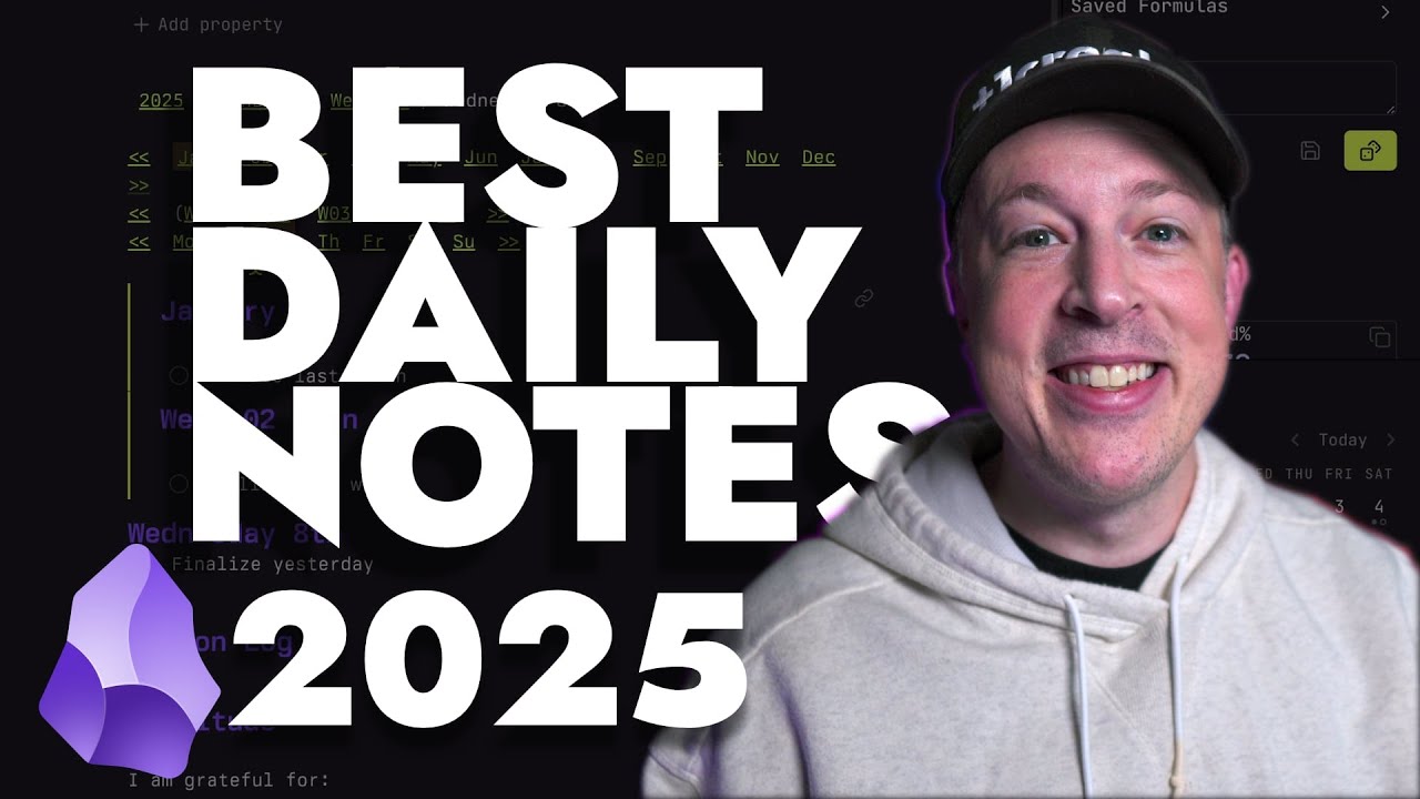 How to Use Obsidian: Unbelievable Daily Notes - YouTube