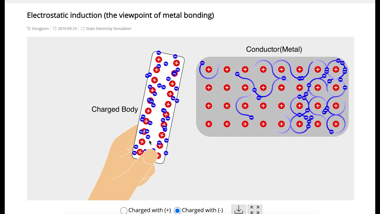 Electrostatic Induction - Simulation - YouTube
