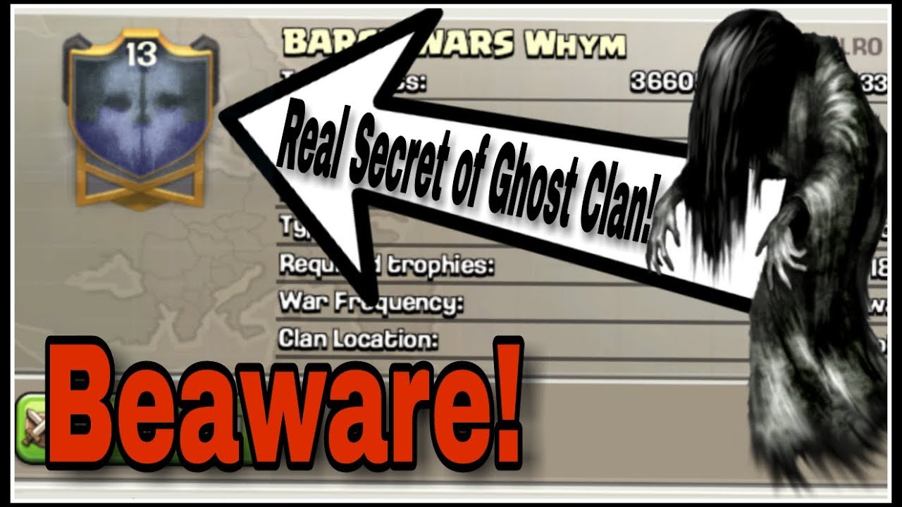The REAL SECRET behind the GHOST CLAN! | CLASH OF CLANS funny ...