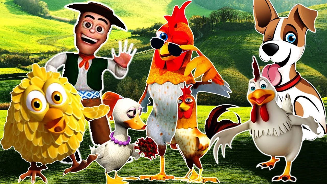 El Pollito Pia 3D animals game | Baby animal Cartoon Video | de la ...