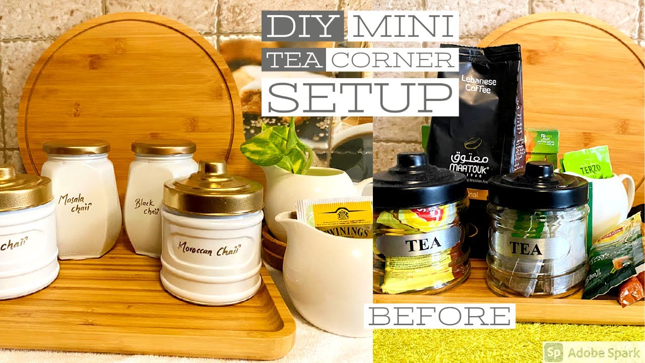 MINI TEA CORNER SETUP | AFFORDABLE DIY | BEING ME - YouTube