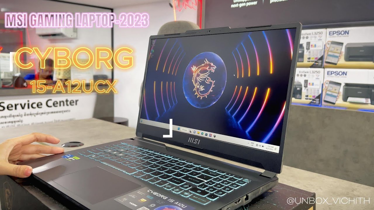 MSI Cyborg 15 RTX 2050 4GB Unboxing: Model A12UCX - YouTube