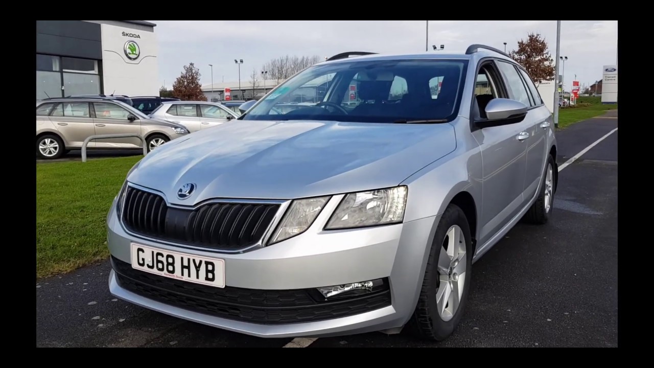 ŠKODA OCTAVIA SE ESTATE 1.6 TDI DSG in Brilliant Silver - YouTube