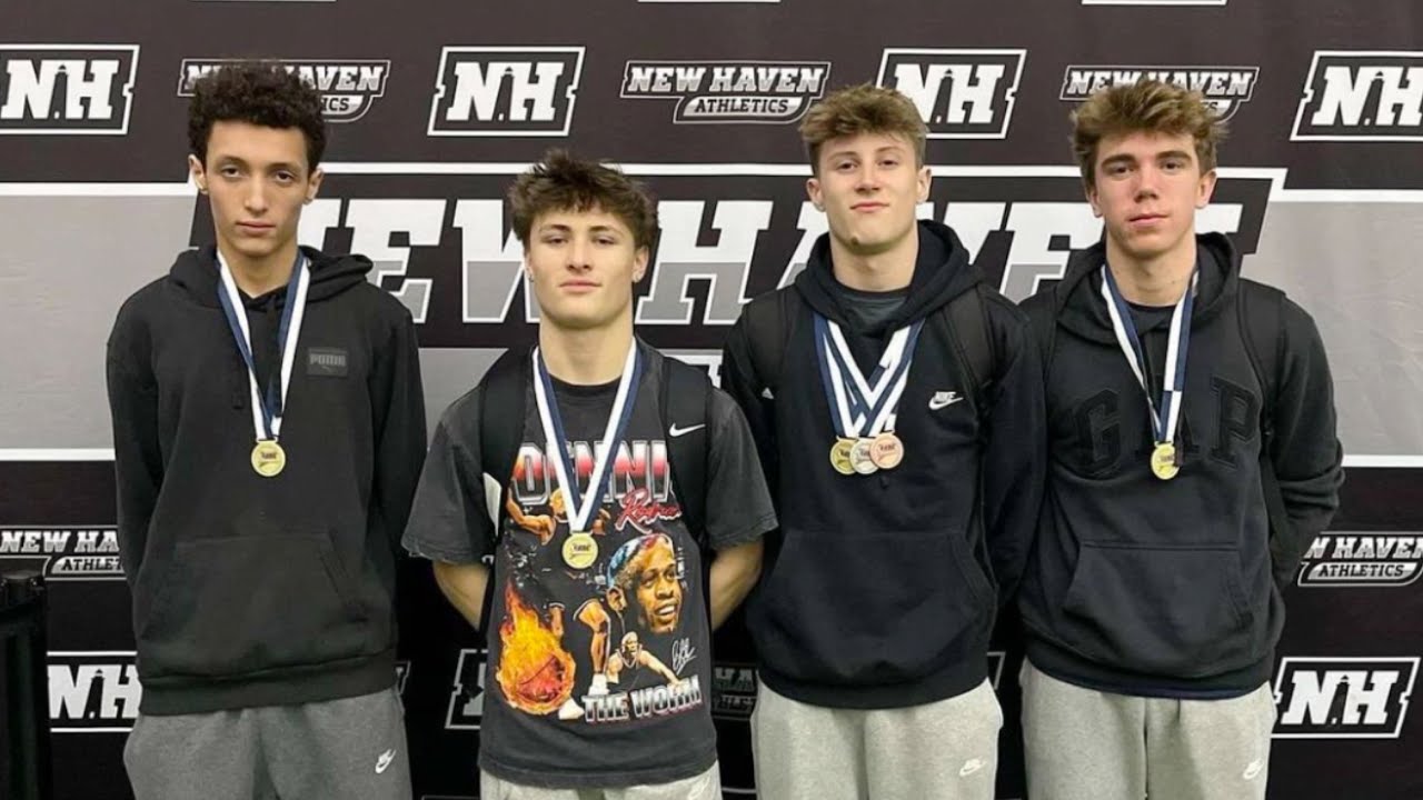 Sheehan Titans Boys 4x200 Team Wins Gold | 2025 CIAC Indoor Track ...