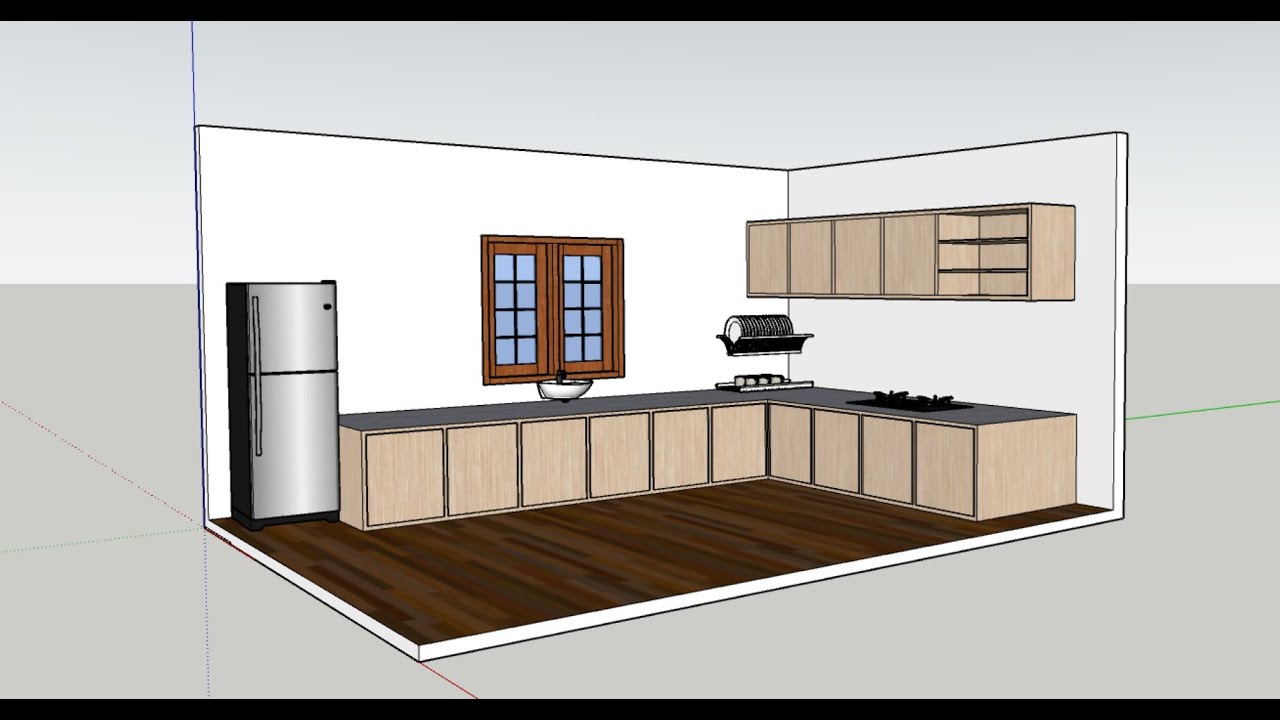 Cara membuat Set Kitchen Simpel dan mudah untuk pemula - YouTube