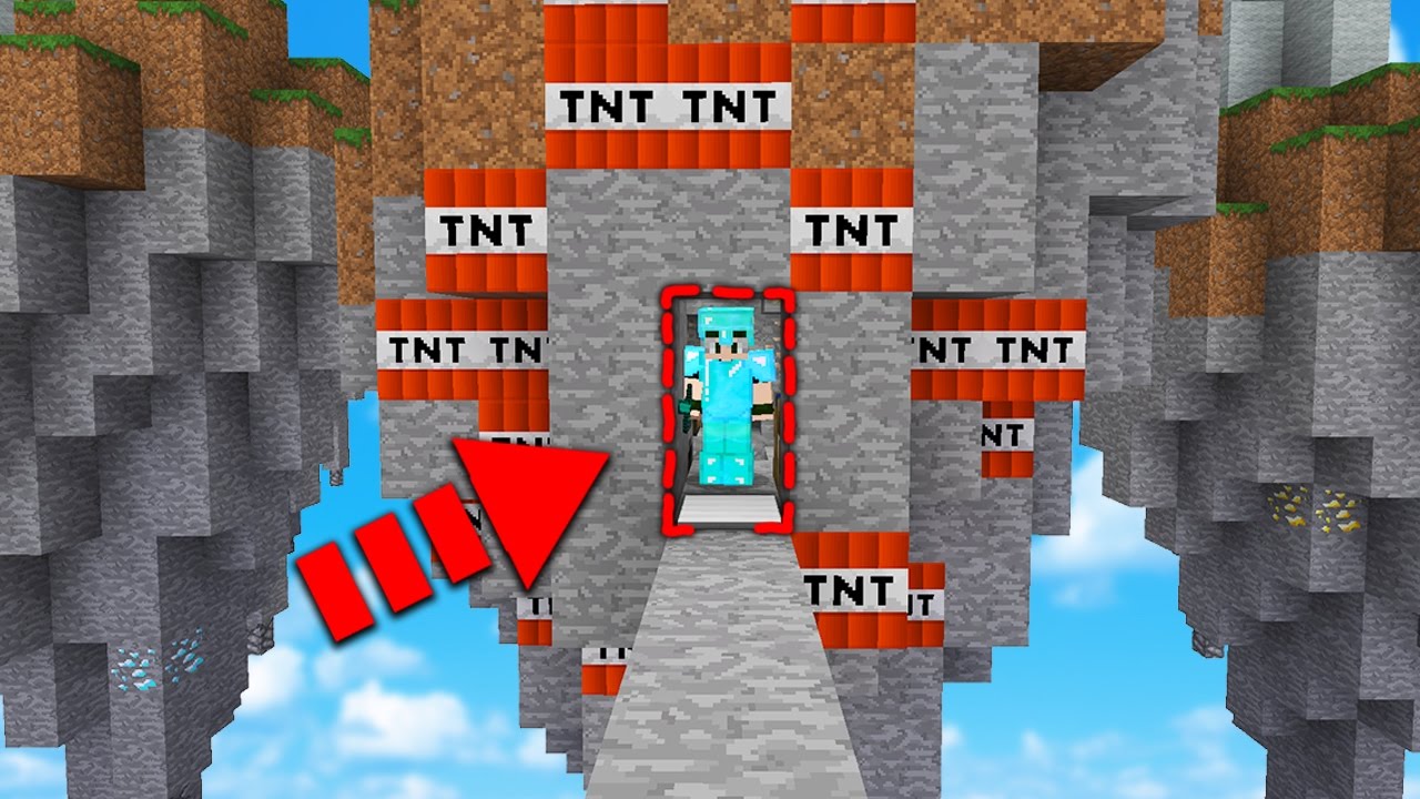 The BEST TNT TRAP THEY NEVER SAW COMING... | Minecraft SKY WARS ...