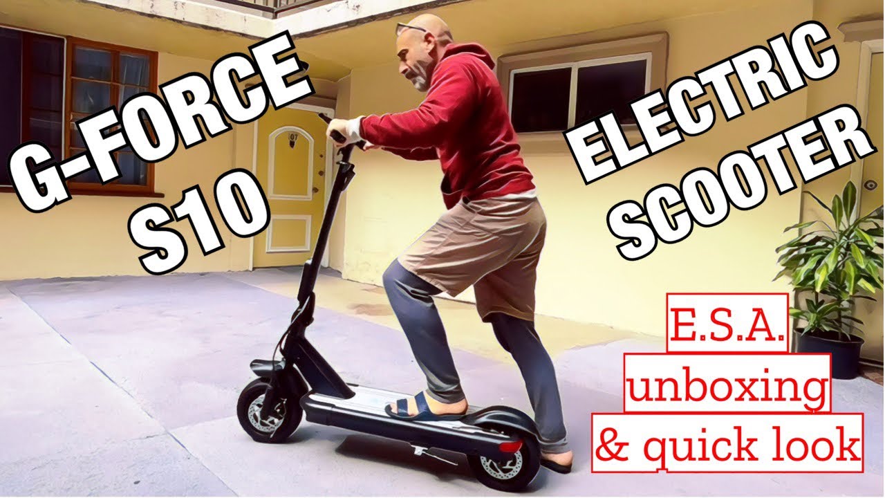 G-FORCE S10 electric scooter - a high quality commuter scooter ...
