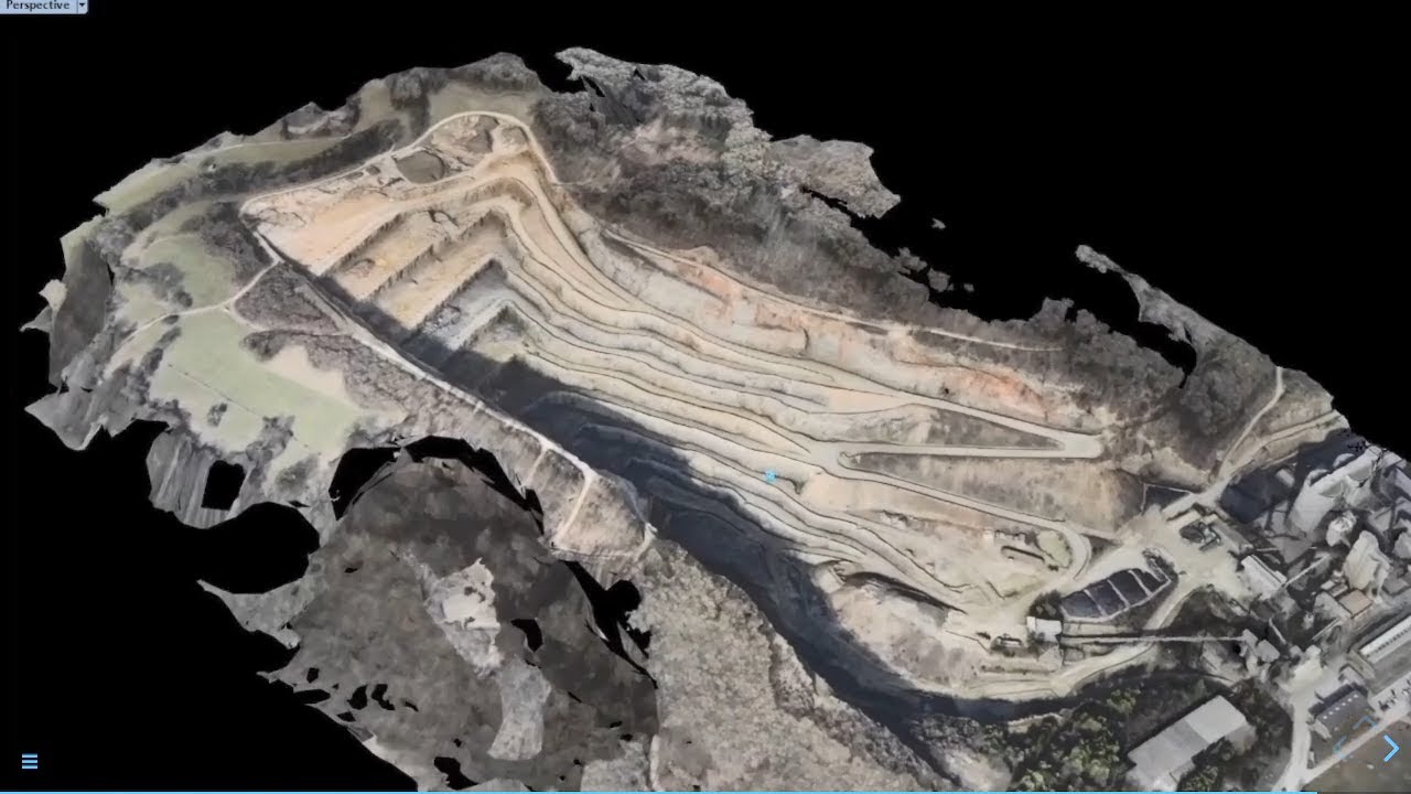 Topographical Mapping of a Quarry, R210924 - YouTube