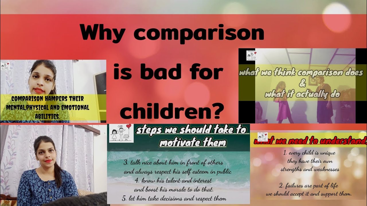 why comparison is bad for children by pg - YouTube