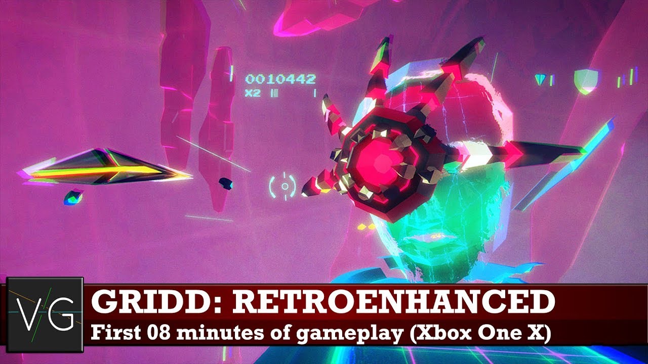 GRIDD: Retroenhanced (Xbox One X) - first 8 minutes of gameplay. No ...
