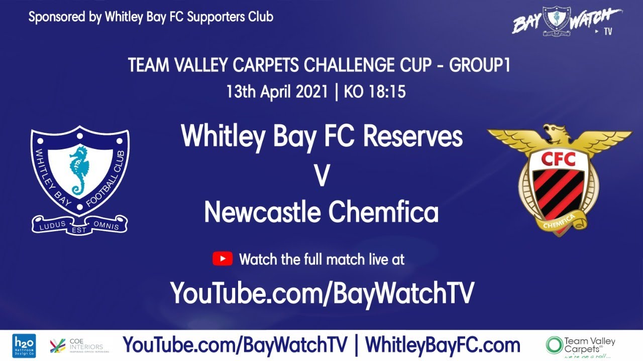 FULL MATCH LIVE | Whitley Bay FC Reserves V Newcastle Chemfica | Team ...