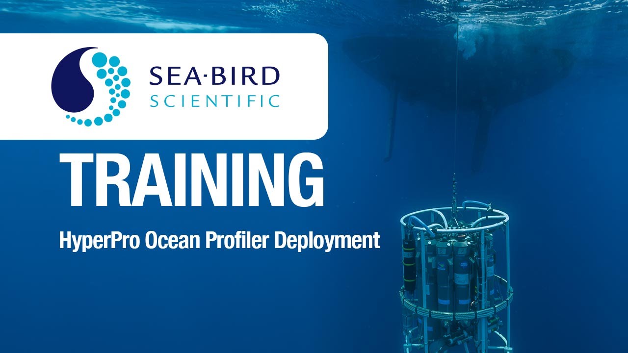 HyperPro Ocean Profiler Deployment - YouTube