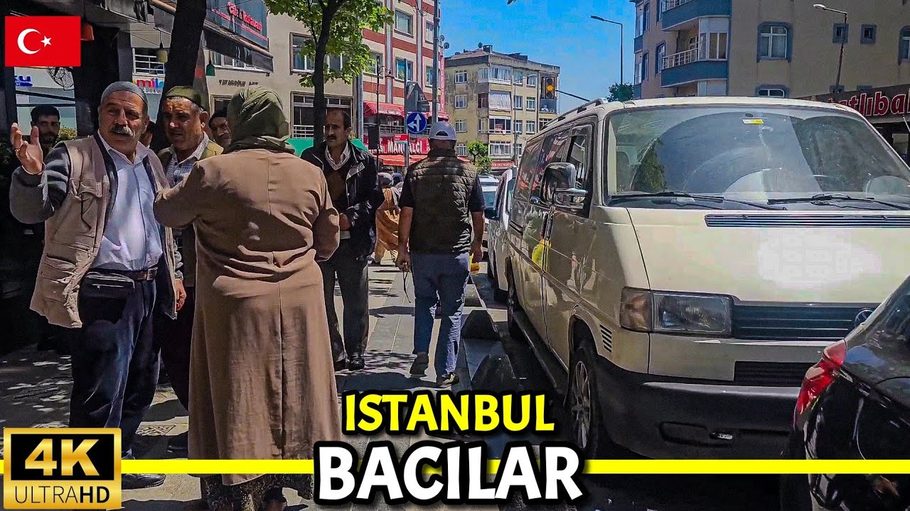 "EXPLORING BAĞCILAR: A DAY IN THE STREETS OF ISTANBUL" 4K-HDR WALKING ...