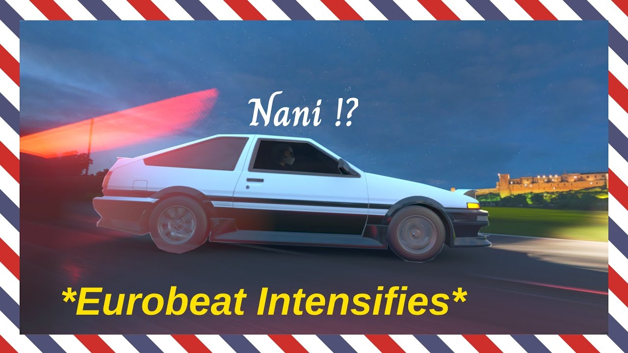 Drifting AE 86 when the EUROBEAT Intensifies - Forza Horizon 4 60fps (Initial D) - YouTube