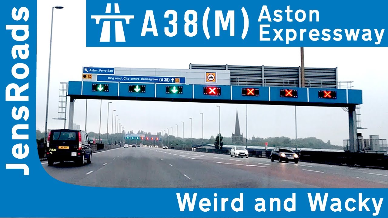 A38(M) Aston Expressway - Birmingham's Super Motorway - YouTube