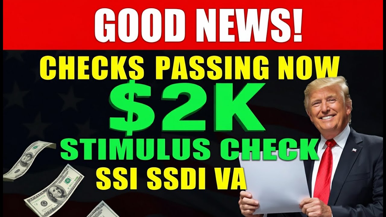 IT PASSED GREAT NEWS! 2K STIMULUS CHECK + SOCIAL SECURITY INCREASE ...