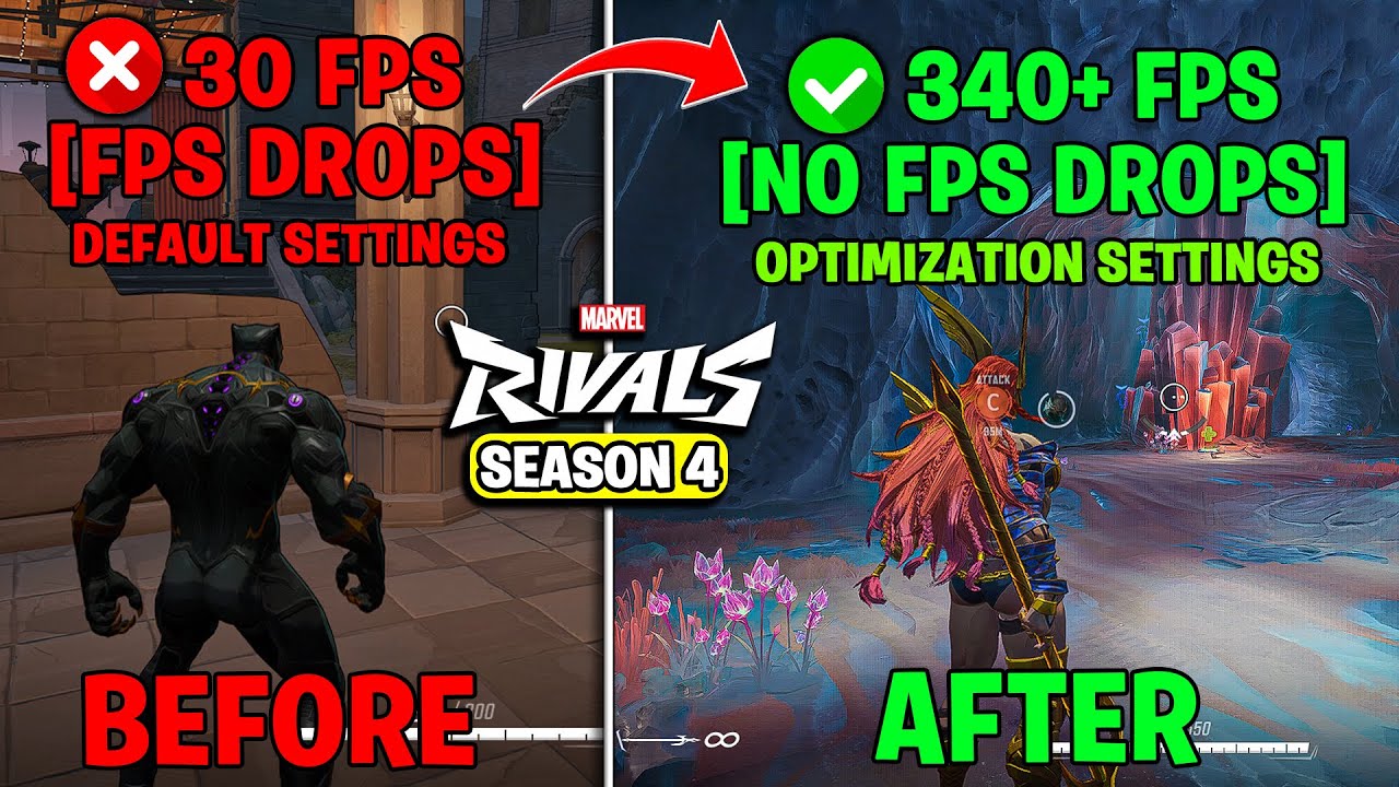 🔧 Marvel Rivals Season 4 Optimization Guide | Marvel Rivals S4 Fix FPS ...