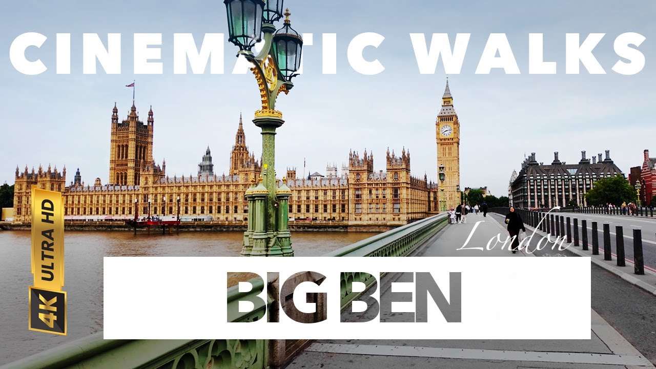 Big Ben - Best viewpoints - 8am - 2,368 steps - // 4k Walking Tour ...