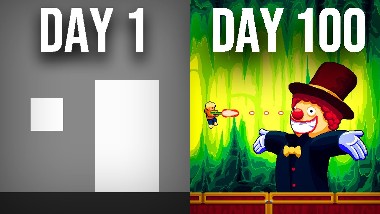 I Spent 100 Days Making My First Game - YouTube