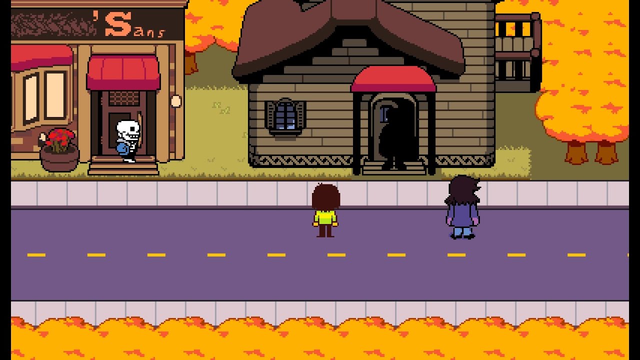 Meeting Papyrus in deltarune (my concept) - YouTube