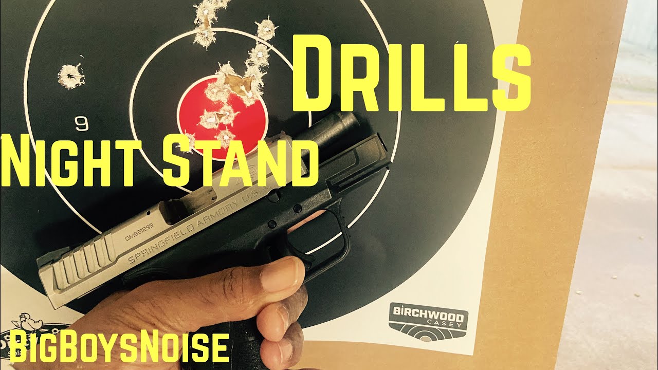 Night Stand Drills!! Your 1st Shot Should be your best shot!! 🎯 🎯 🎯 🎯 🎯 ...