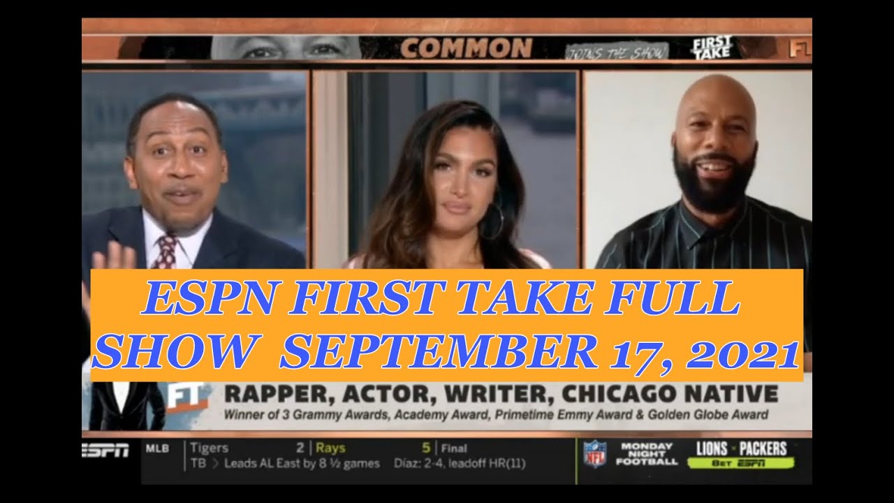 ESPN FIRST TAKE FULL SHOW September 17 |Tim Tebow & Common join Stephen ...