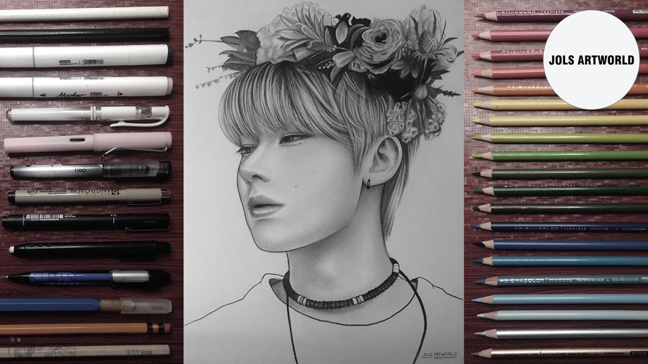 Drawing Sunoo (선우) of ENHYPEN - YouTube