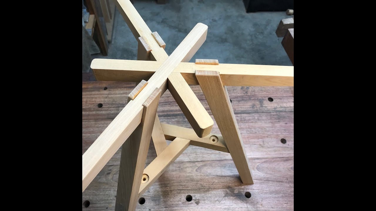 Making a 3-Legged Joints Table. - YouTube